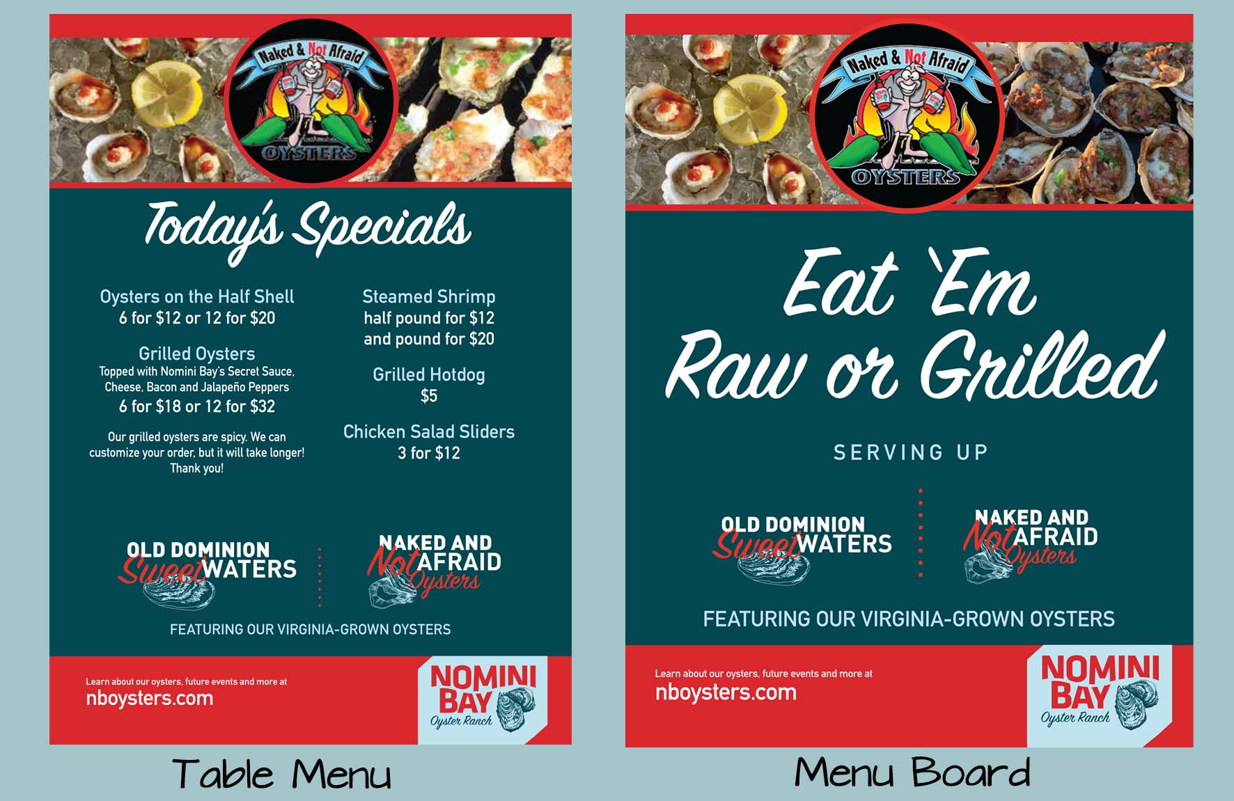 Nomini Bay Oyster Ranch - IntrexDesign Graphic Design & Marketing